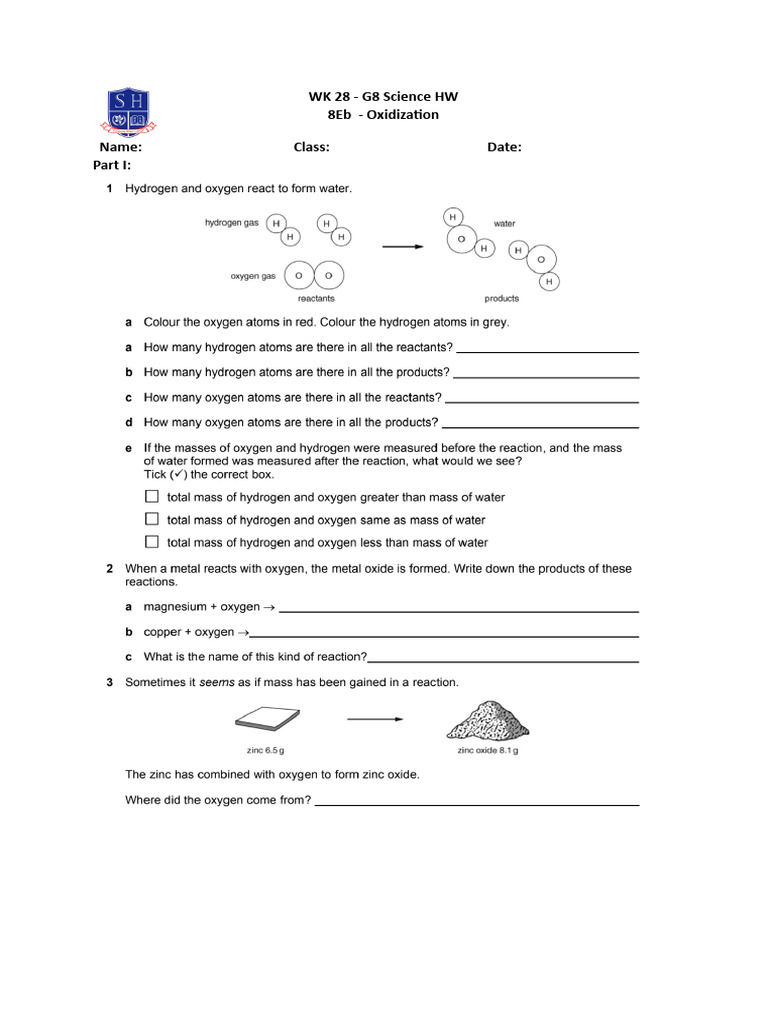 WK 28-G8 HW Science-2 | PDF
