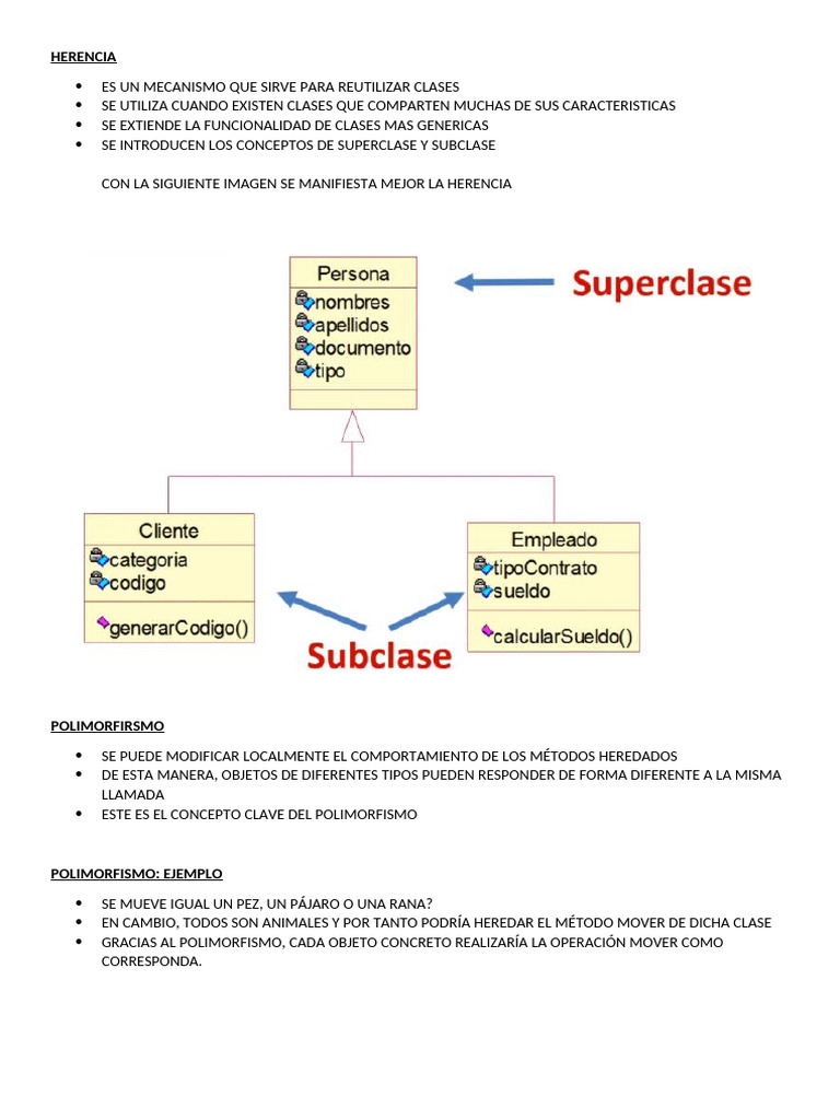Herencia Pdf Herencia Programación Orientada A Objetos Paradigmas De Programación