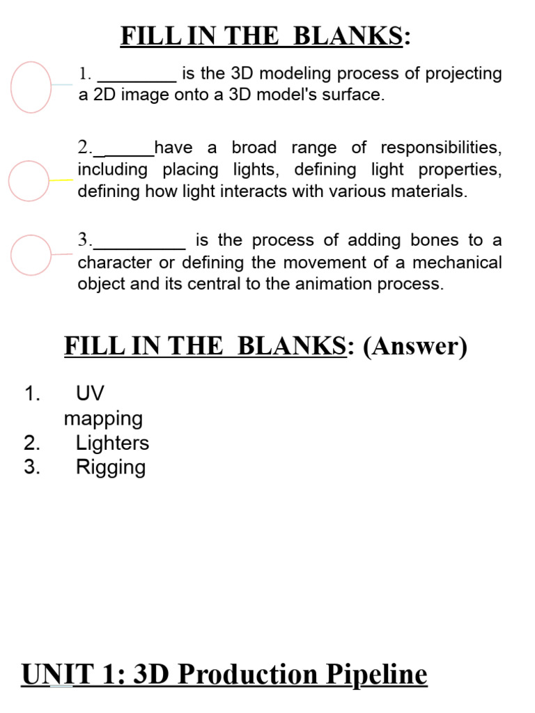 3D Production Pipeline - Production 2 PDF | PDF | 3 D Computer Graphics ...
