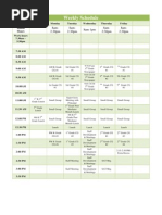 1st Grade Daily Schedule 2025 | PDF