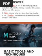 Maya Shortcut Keys Summary | PDF