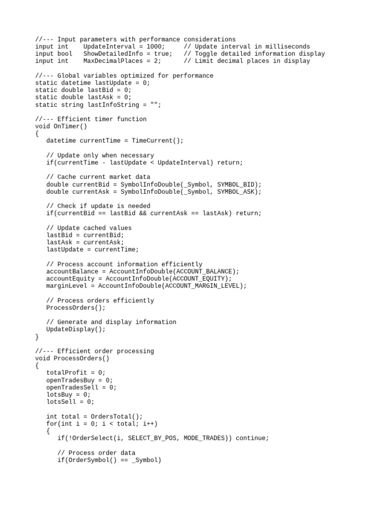 @ Optimization For Indicator Script | PDF