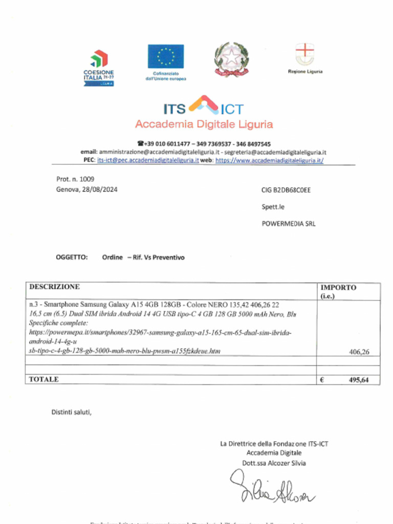 Conferma Ordine Powermedia | PDF