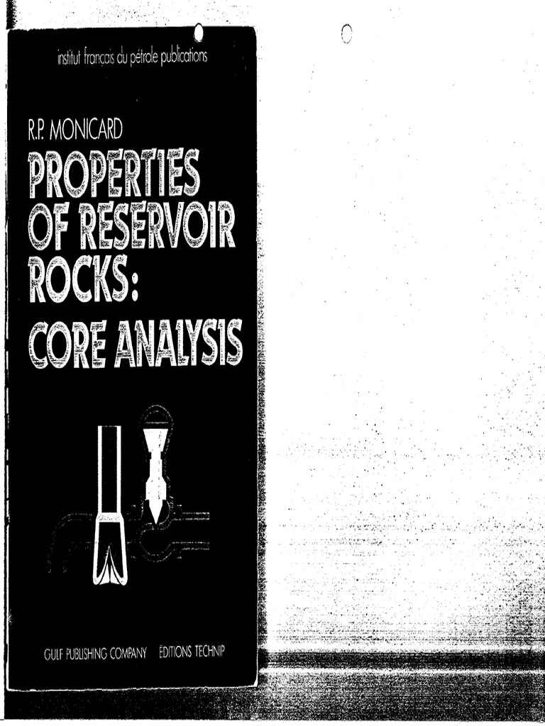 Core Analysis Text Book | PDF