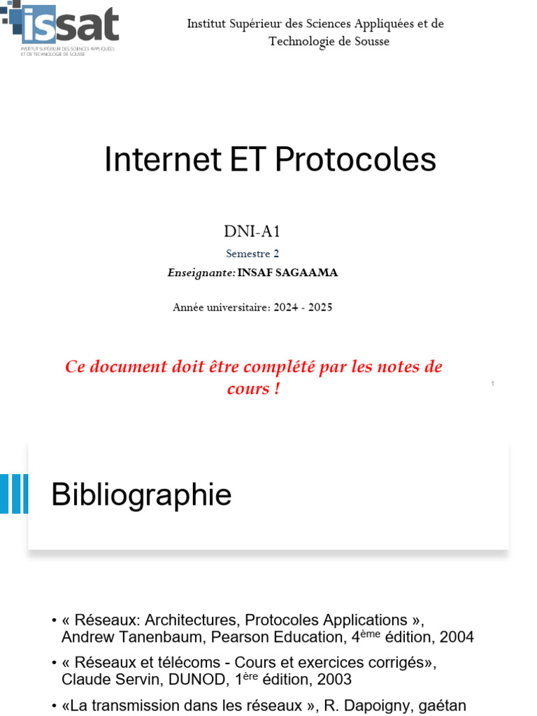 Protocoles et Modèle OSI en Réseaux | PDF | Modèle OSI | Informatique