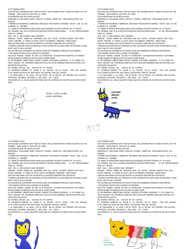Si Yo Fuera Un Gato | PDF