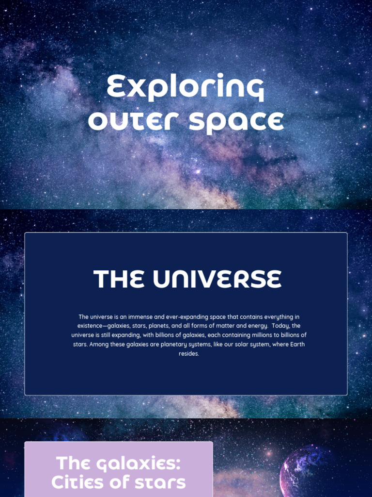 Exploring The Outer Space | PDF