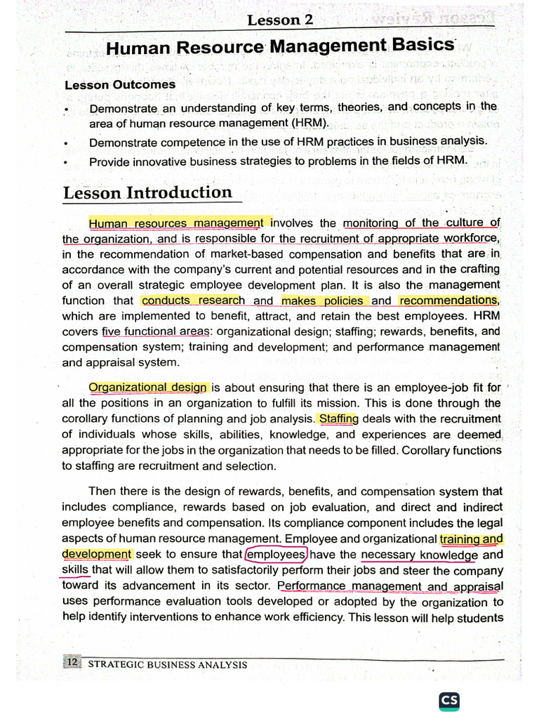 Chap1 Lesson 2 SBA | PDF