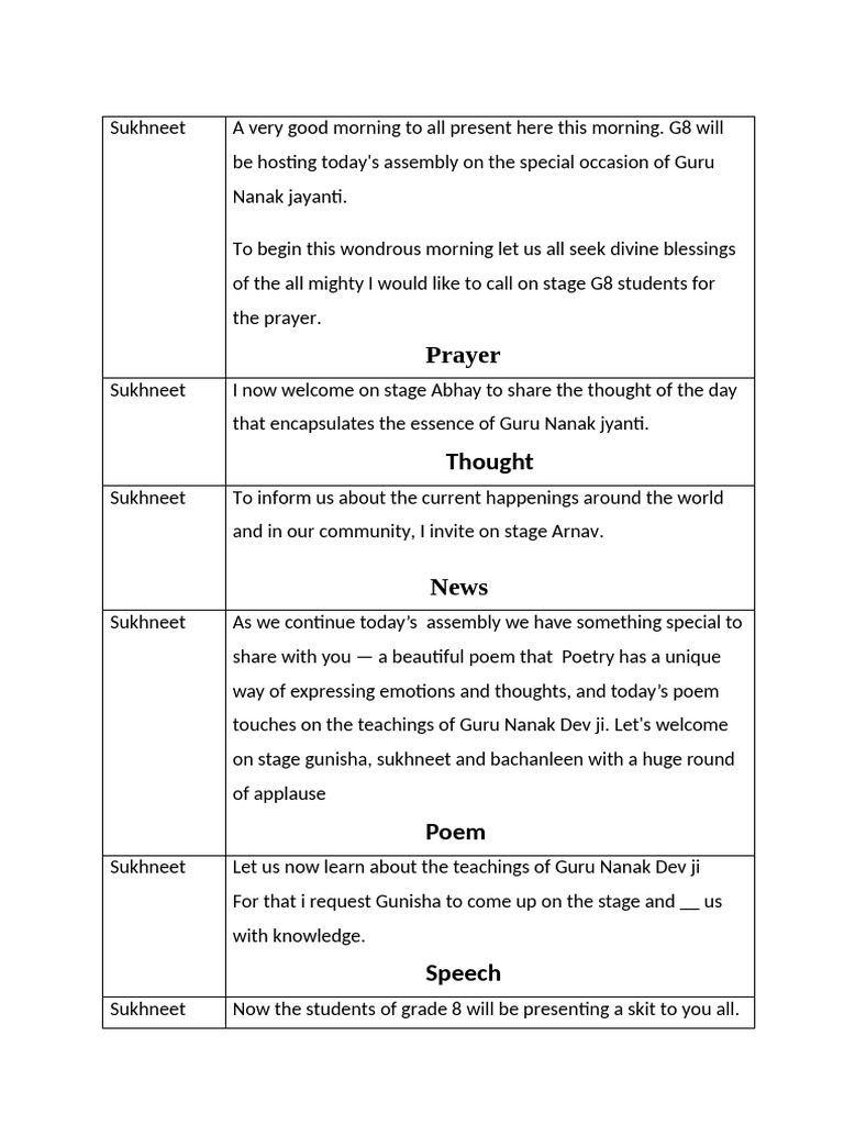 Assembly Anchoring Script | PDF