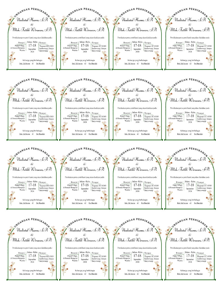 Undangan Rokok | PDF