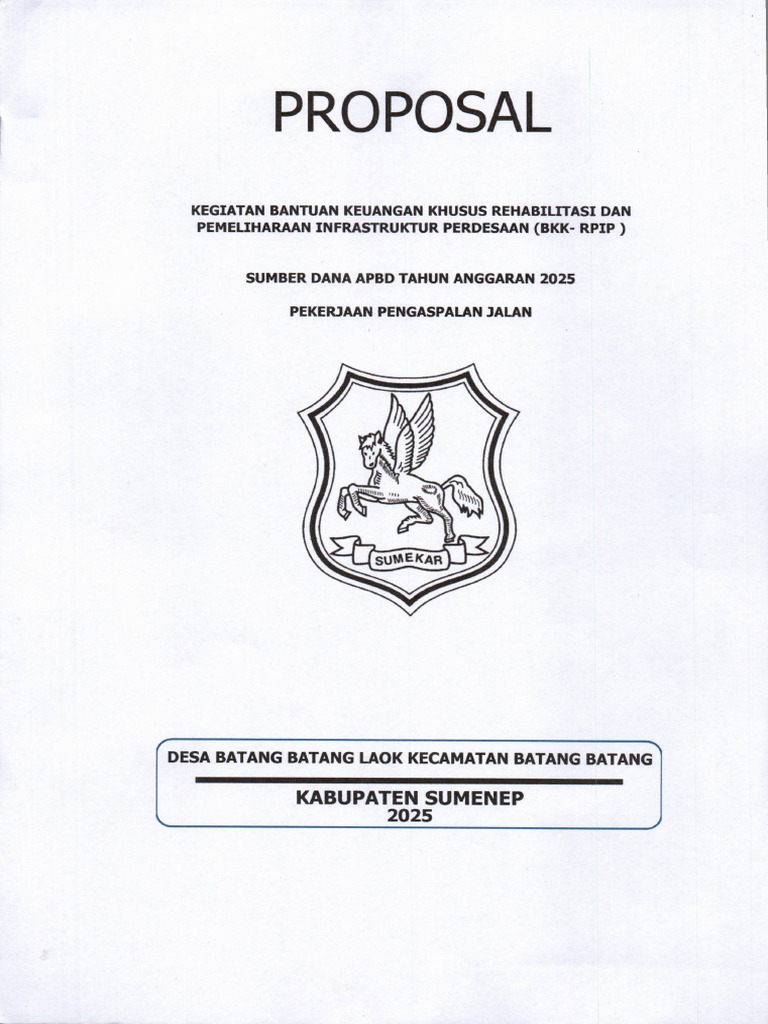 Proposal BK Batang Batang Laok 2025 | PDF