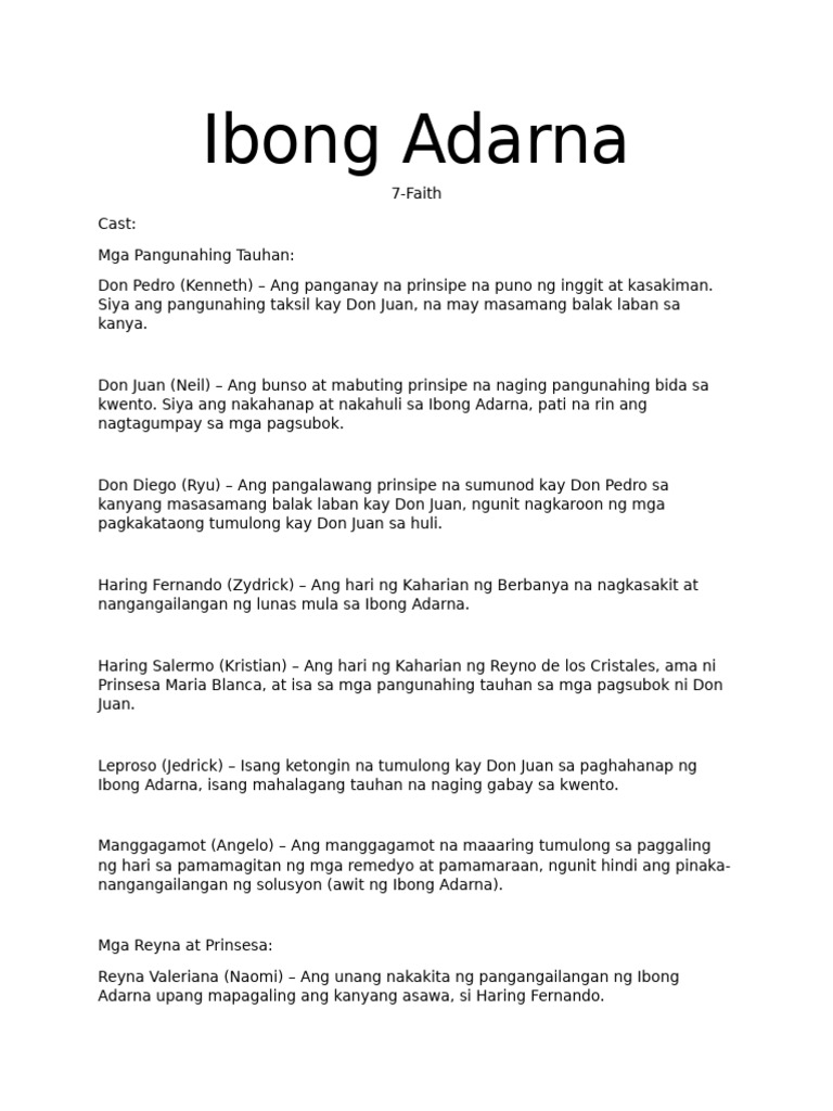 Ibong Adarna | PDF