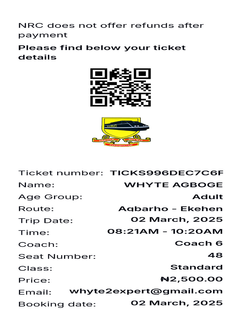 Ticket 3 | PDF