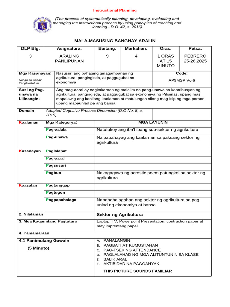 Bulawan DLP9 Q4 D3 | PDF