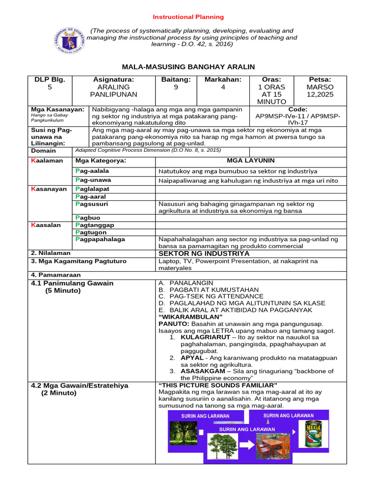 Bulawan DLP9 Q4 D5 | PDF