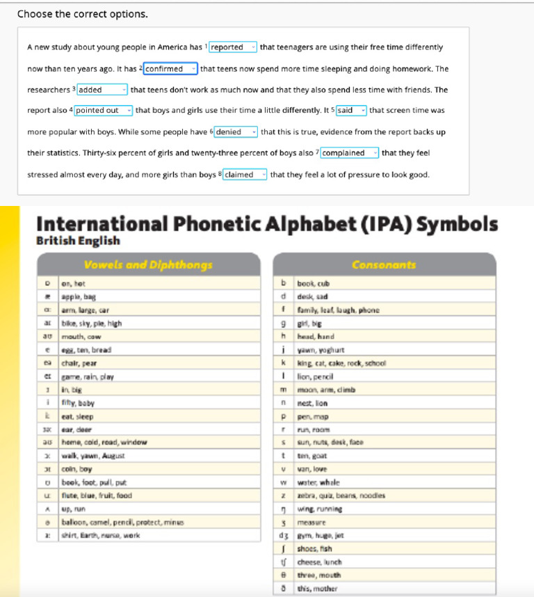 Pronunciation Symbols | PDF