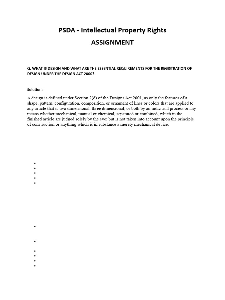 PSDA Intellectual Property Rights | PDF | Ownership | Intellectual Property