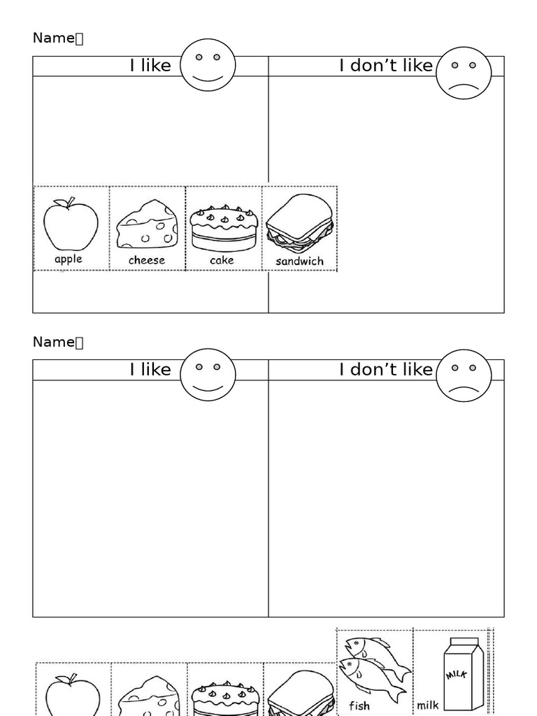 Food Exercise | PDF