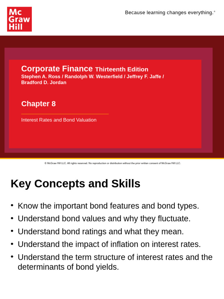 Lecture 4_Chapter 8 | PDF | Bonds (Finance) | Interest