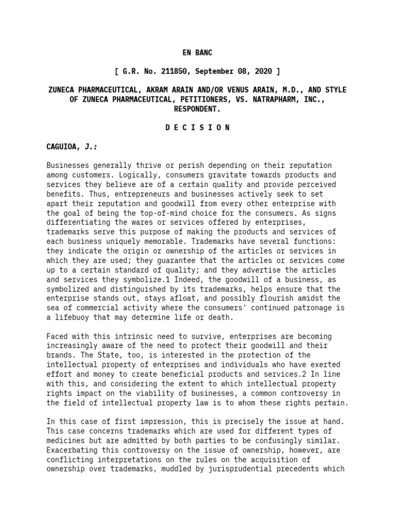 CASE-5-Zuneca-vs.-Natrapharm-G.R.-No.-211850-September-08-2020 (1 ...