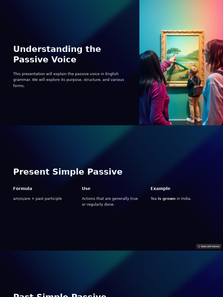 Understanding the Passive Voice | PDF | Verb | Syntax
