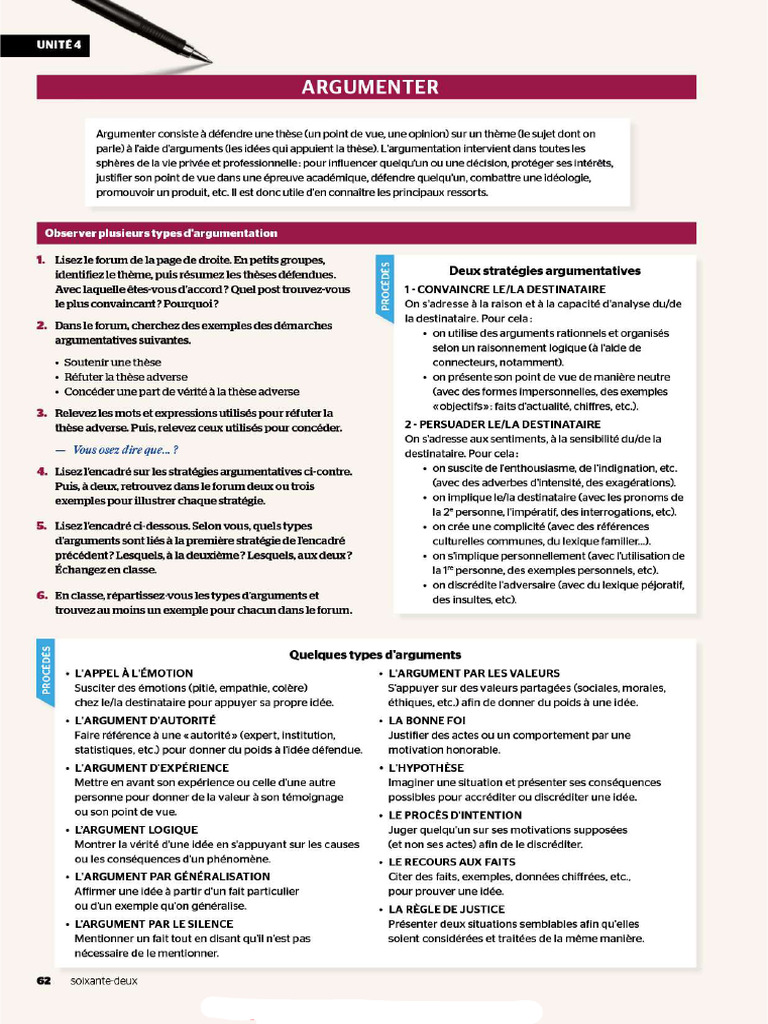 Comment Argumenter | PDF