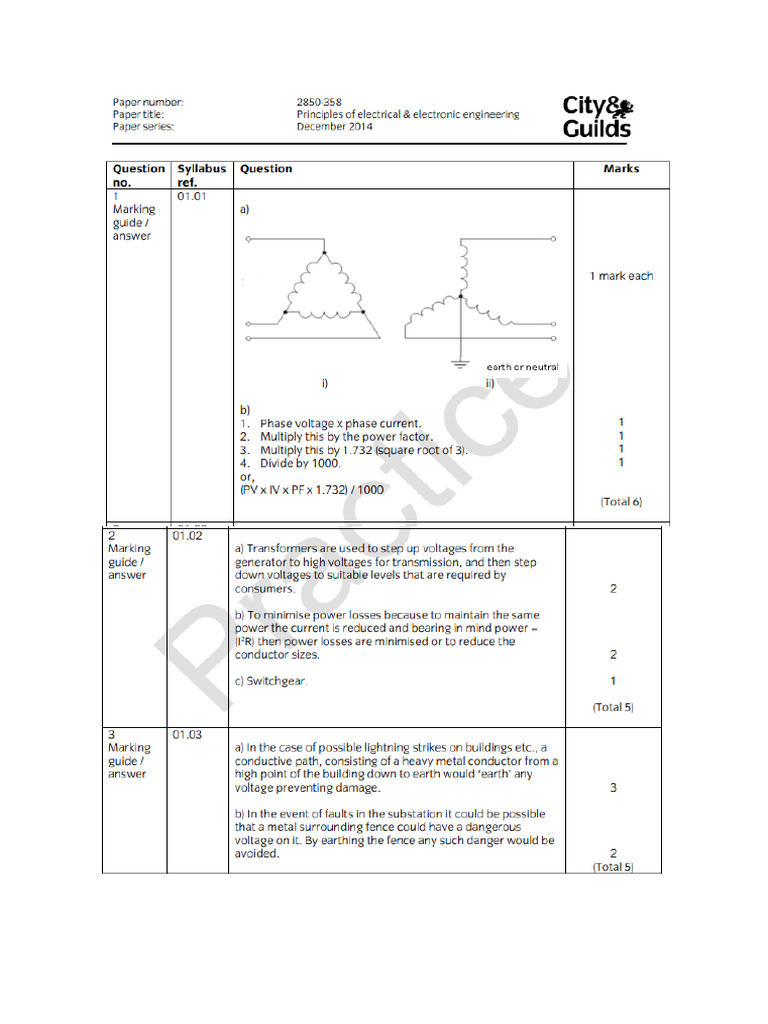 358 Sample Mark Scheme | PDF
