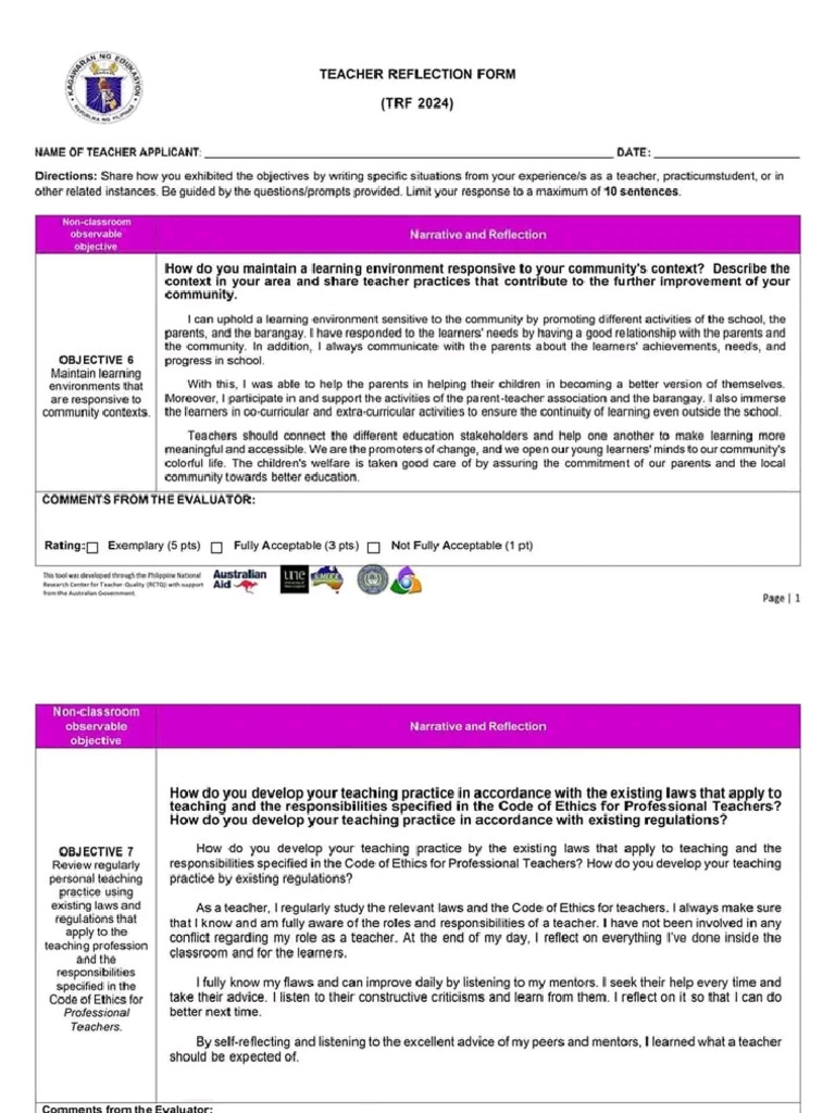 Additional Complete and Updated TRF-2025-2026 | PDF