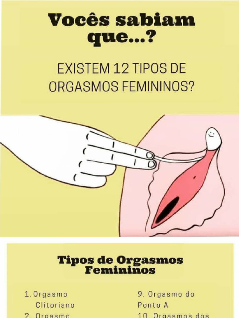 12 Tipos de Orgasmos Femininos | PDF | Orgasmo | Clitóris