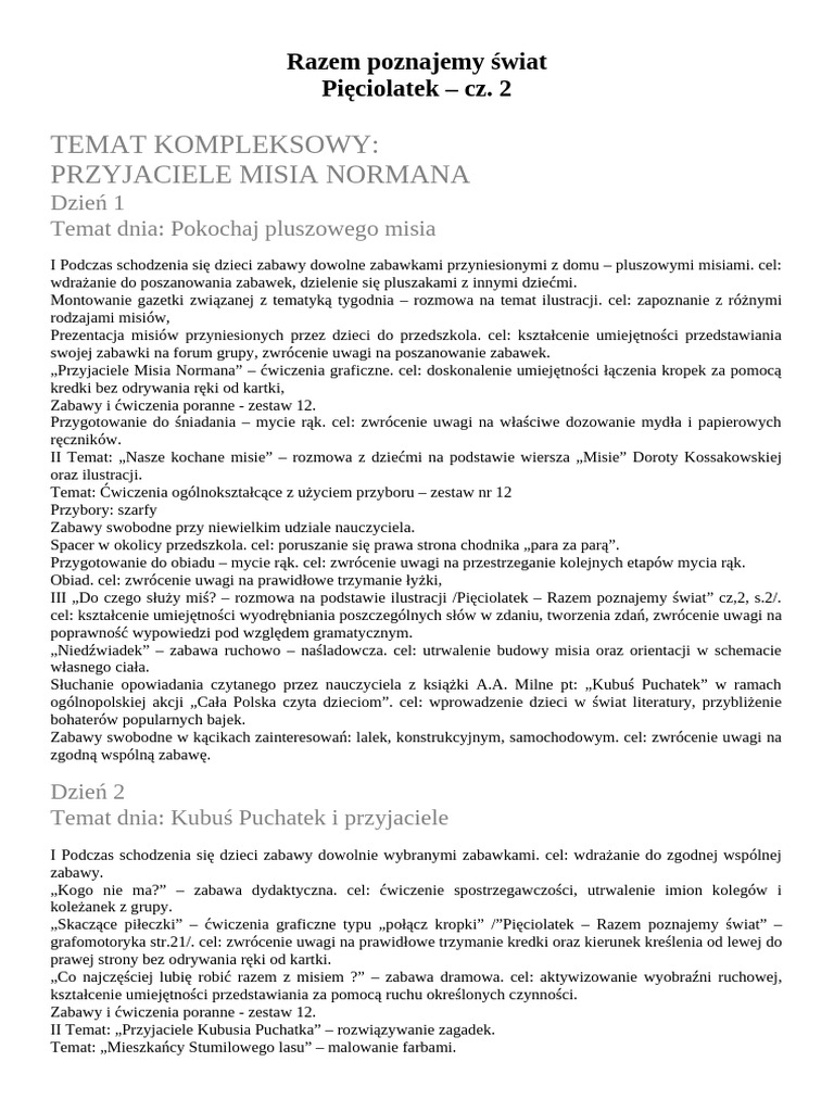 Razem Poznajemy Świat 5 Latek Cz. 2 | PDF