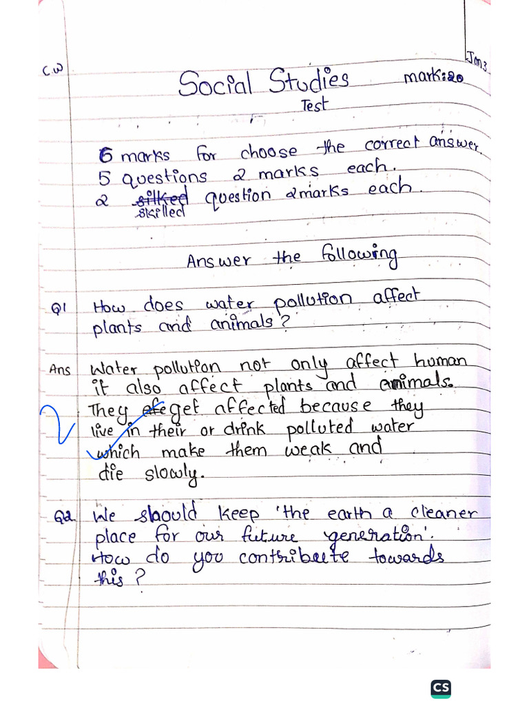 Rashid's Social Science Test | PDF