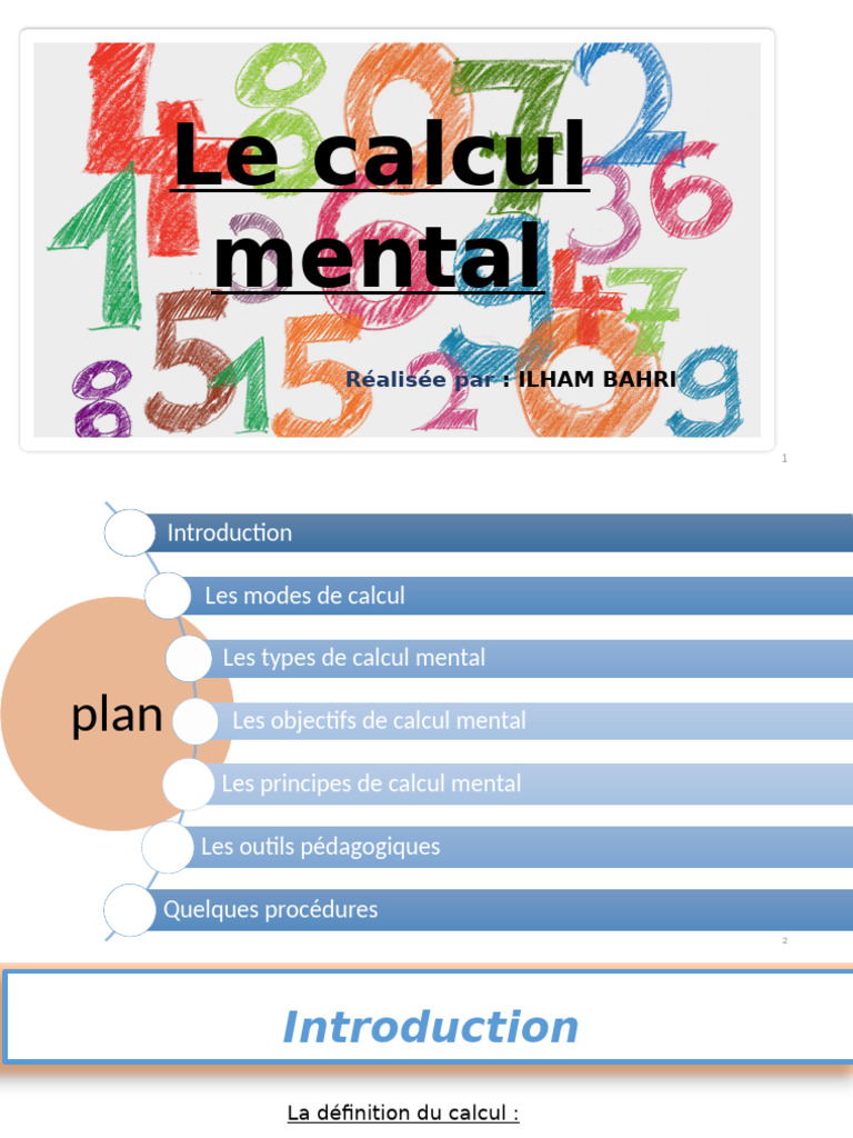 Calcul Mental Expo | PDF | Multiplication | Mathématiques élémentaires
