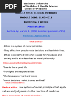 Medical Ethics Presentation Updated | PDF