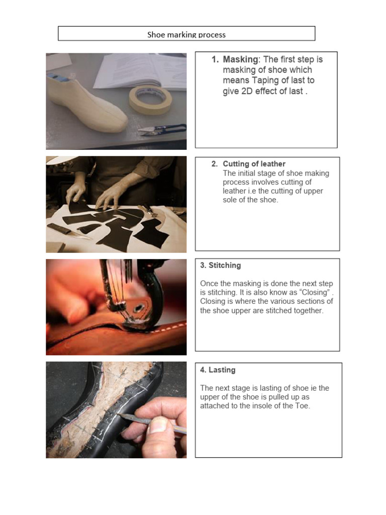 Shoe Making Process 1703796404 | PDF