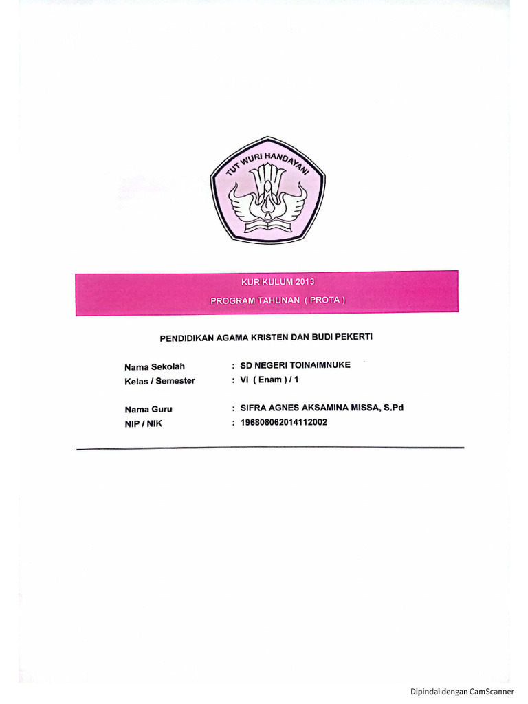 Prota Tahap 3 | PDF