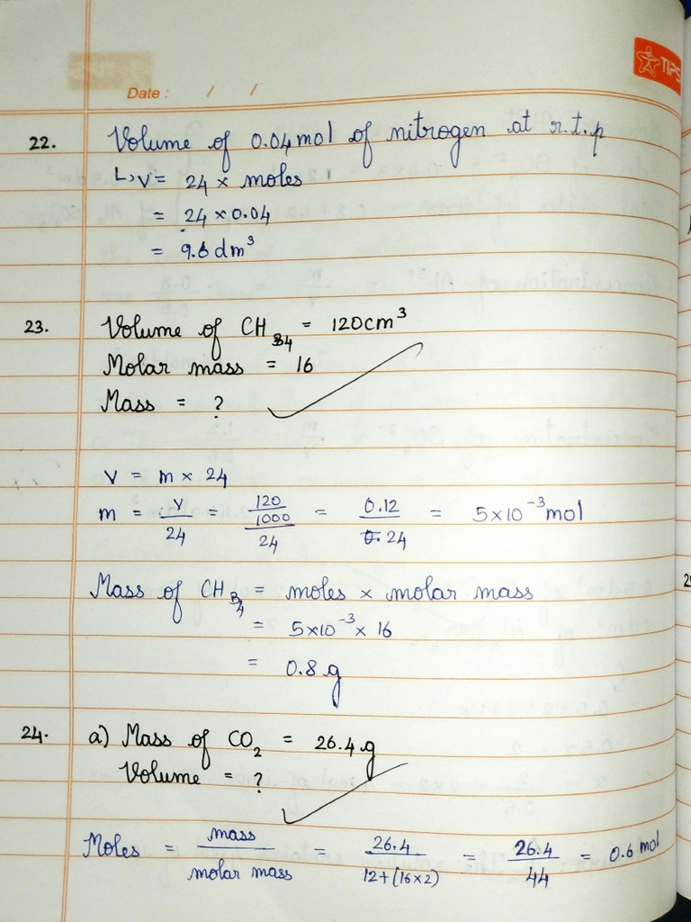 Stoichiometry Chemistry Notes 17th February Dhiya P | PDF