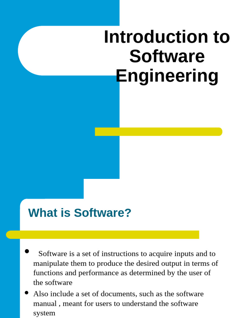 Unit 1 - Introduction To Software Engineering | PDF | Software Development Process | Software