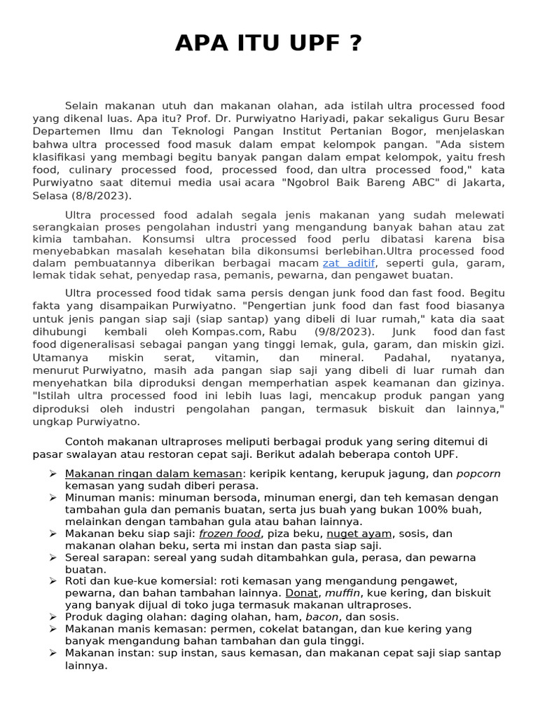 Apa Itu Upf | PDF