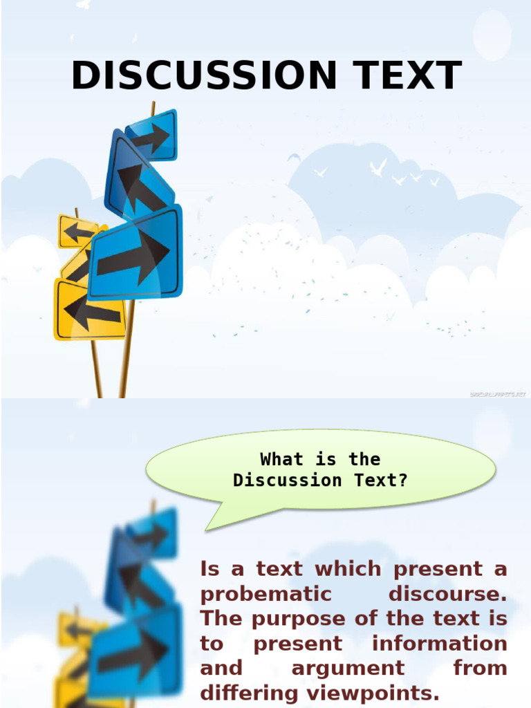 Understanding Discussion Text Structure | PDF