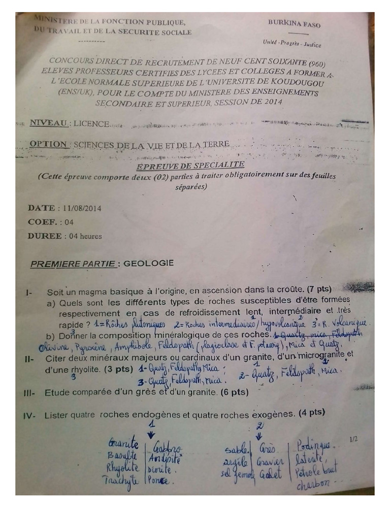 Prepa Capes Ensk 1 | PDF