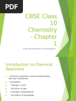 Class 10 Science Ch1 Detailed Notes | PDF | Chemical Reactions | Redox