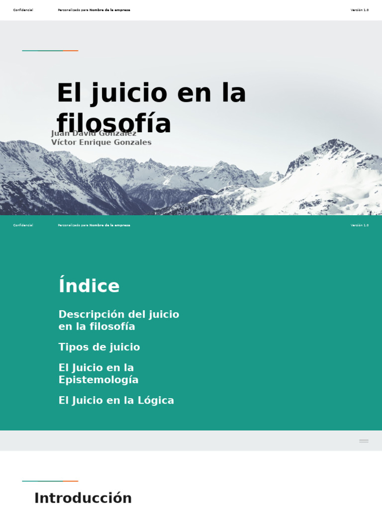 Tipos y Teoría del Juicio en Filosofía | PDF | Epistemología | A priori ...