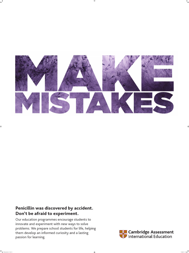 Make Mistakes Poster Print Ready Version | PDF