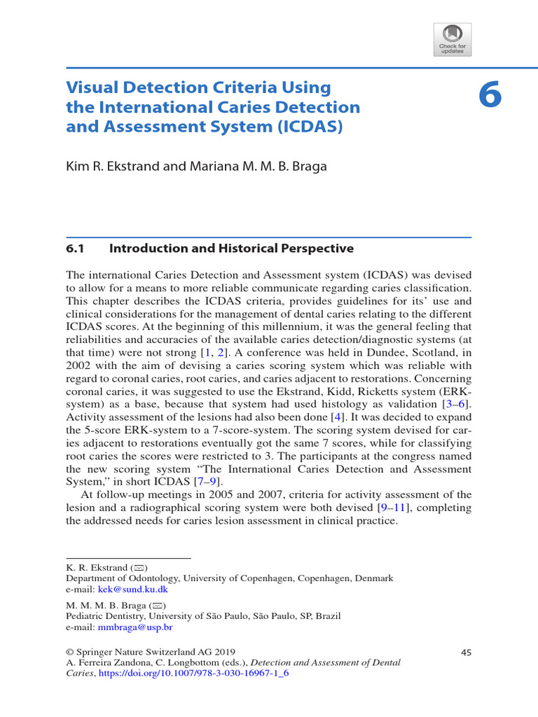 Understanding ICDAS Scores and Meaning | PDF | Tooth Enamel | Medical ...