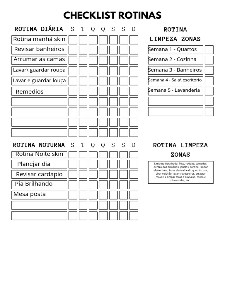 Rotina Diária | PDF