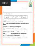 Computer Mouse Worksheet: Name: - Date | PDF | Games & Activities