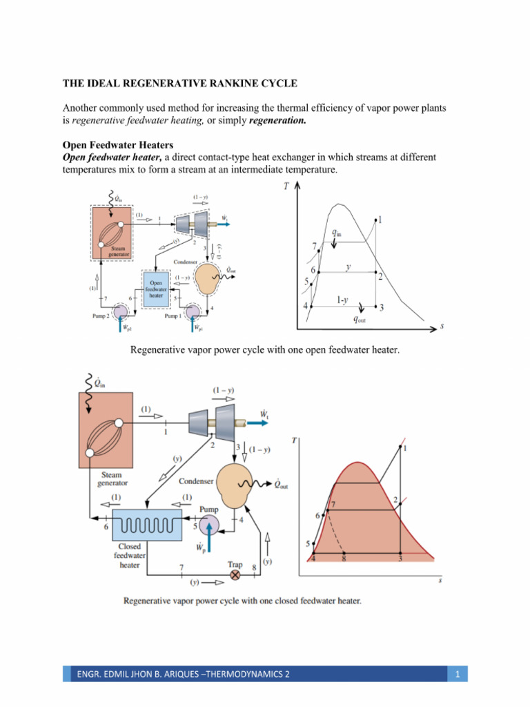 Scanned Module 3 Ideal Regenerative Cycle | PDF