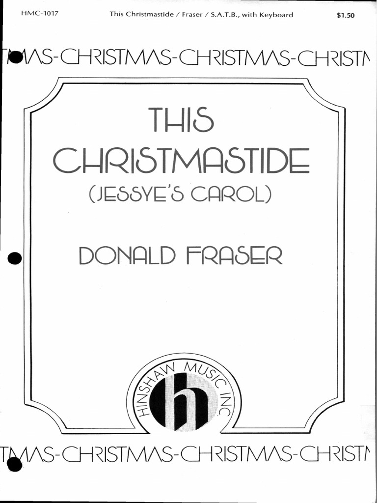 This Christmastide, Donald Fraser (SATB) | PDF