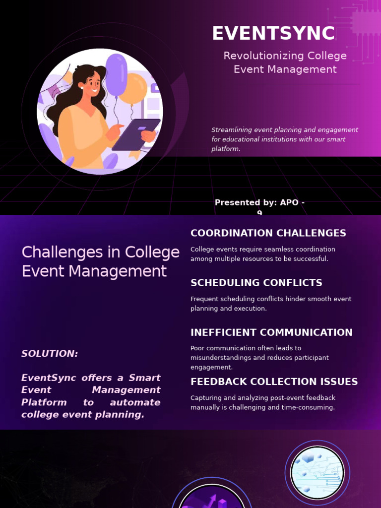 EventSync Revolutionizing College Event Management | PDF | Subscription Business Model ...