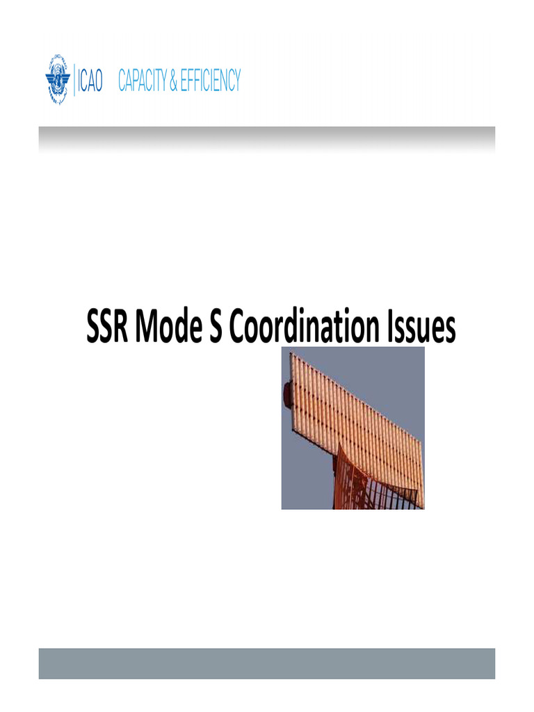 WP02 Surveillance Systems - SSR Mode AC S (Compatibility Mode) | PDF ...